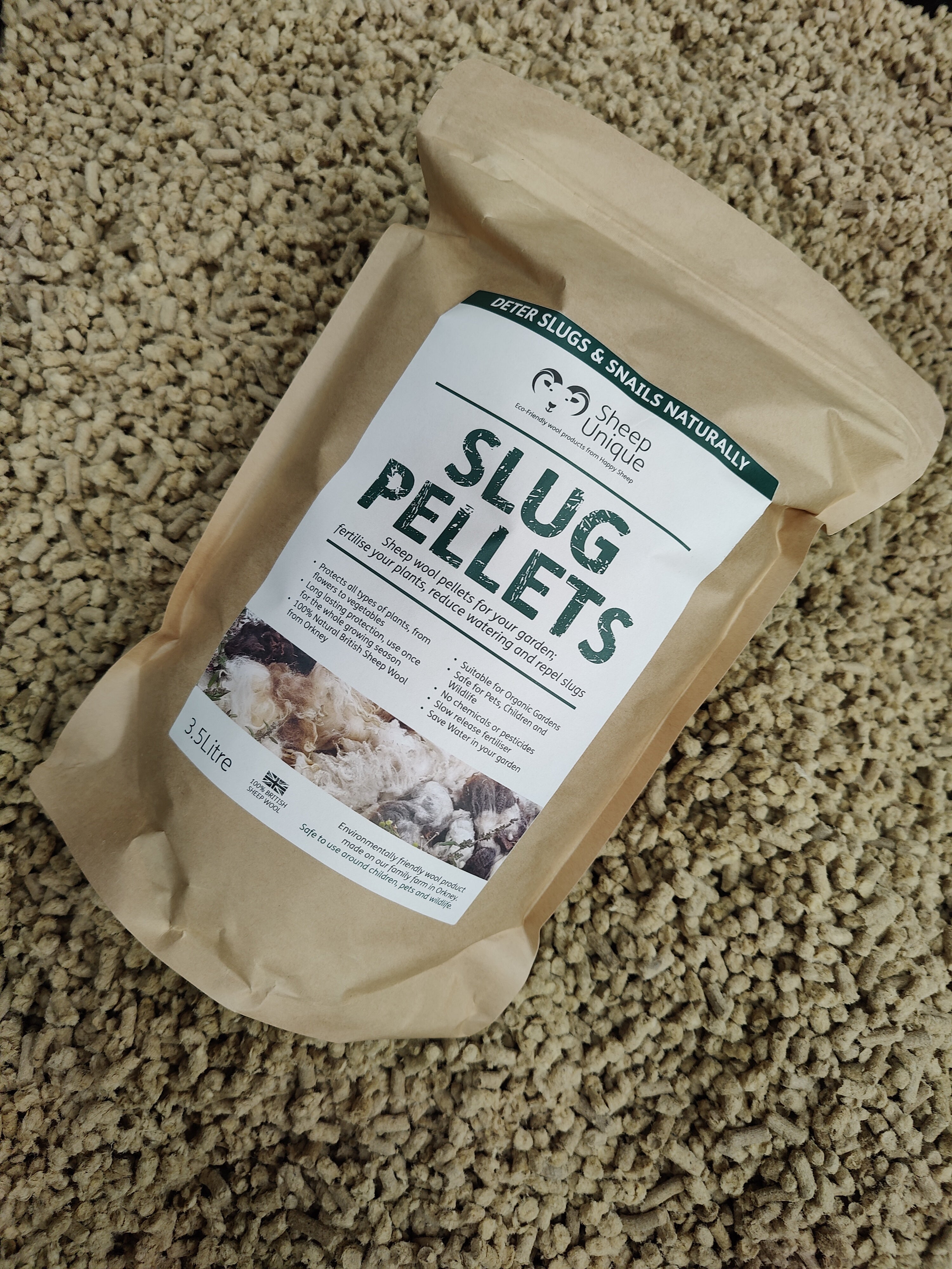 Slug Pellets ~ 100% British Sheep Wool – Island Farm Shop